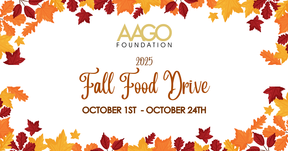 2025 Fall Food Drive - AAGO Foundation, Inc.