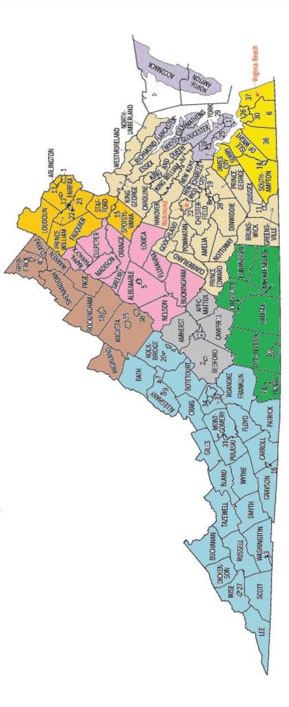 AGCVA Districts - Associated General Contractors of Virginia