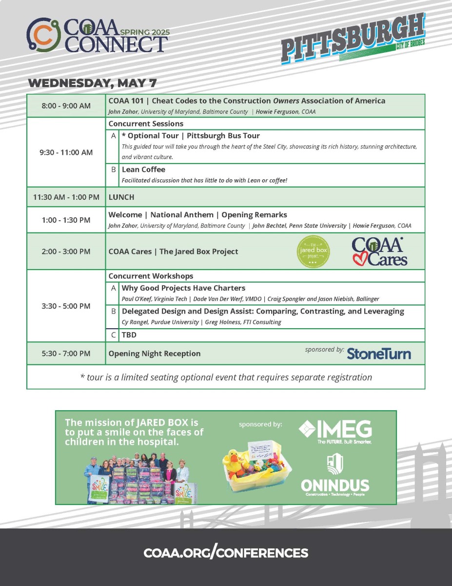 COAA Connect Spring 2025 - Construction Owners Association of America, Inc