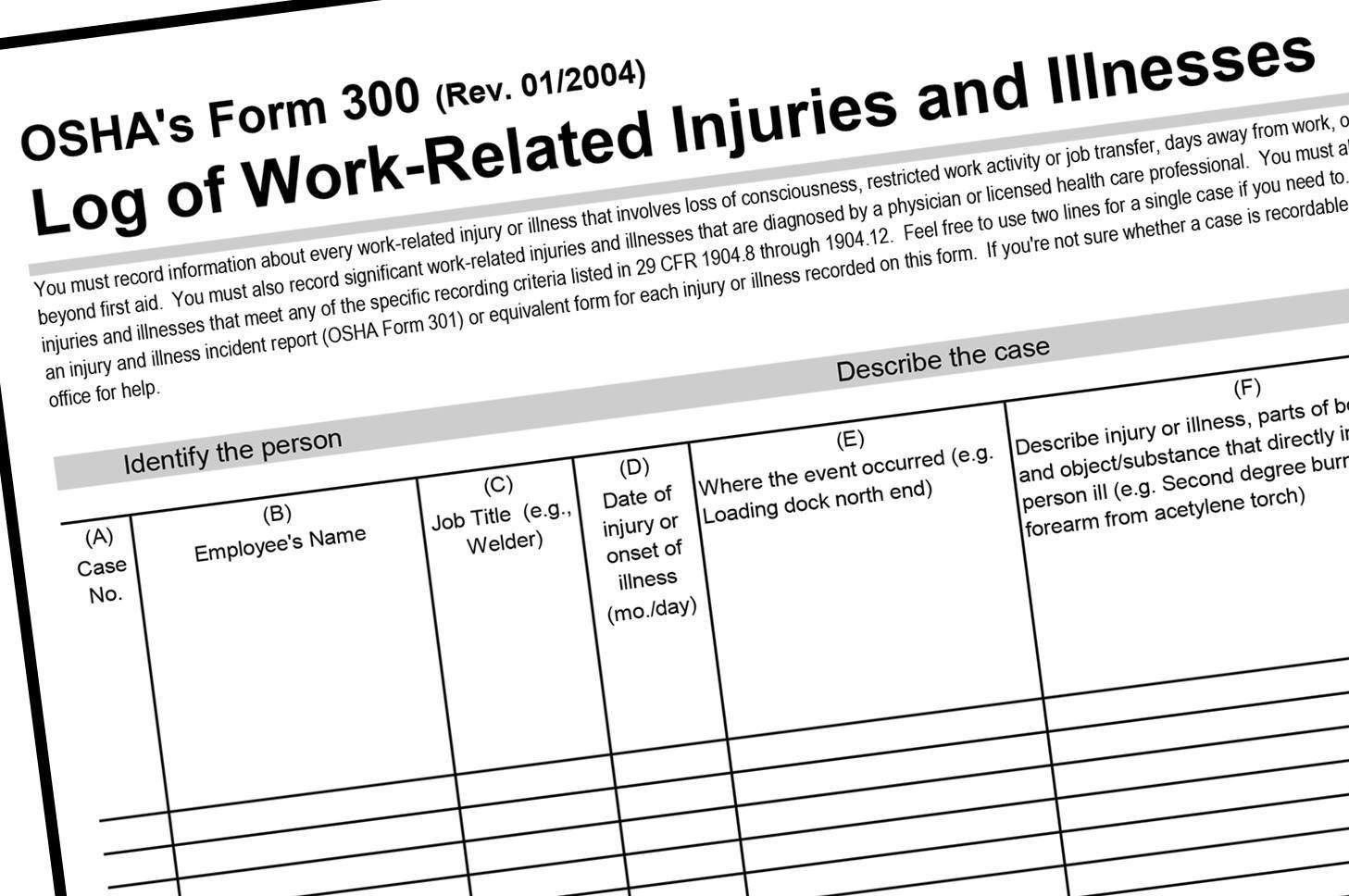 EHS Topic Of The Month OSHA Record Keeping Reporting Requirements EHS Topic Of The Month OSHA Record Keeping Reporting Requirements